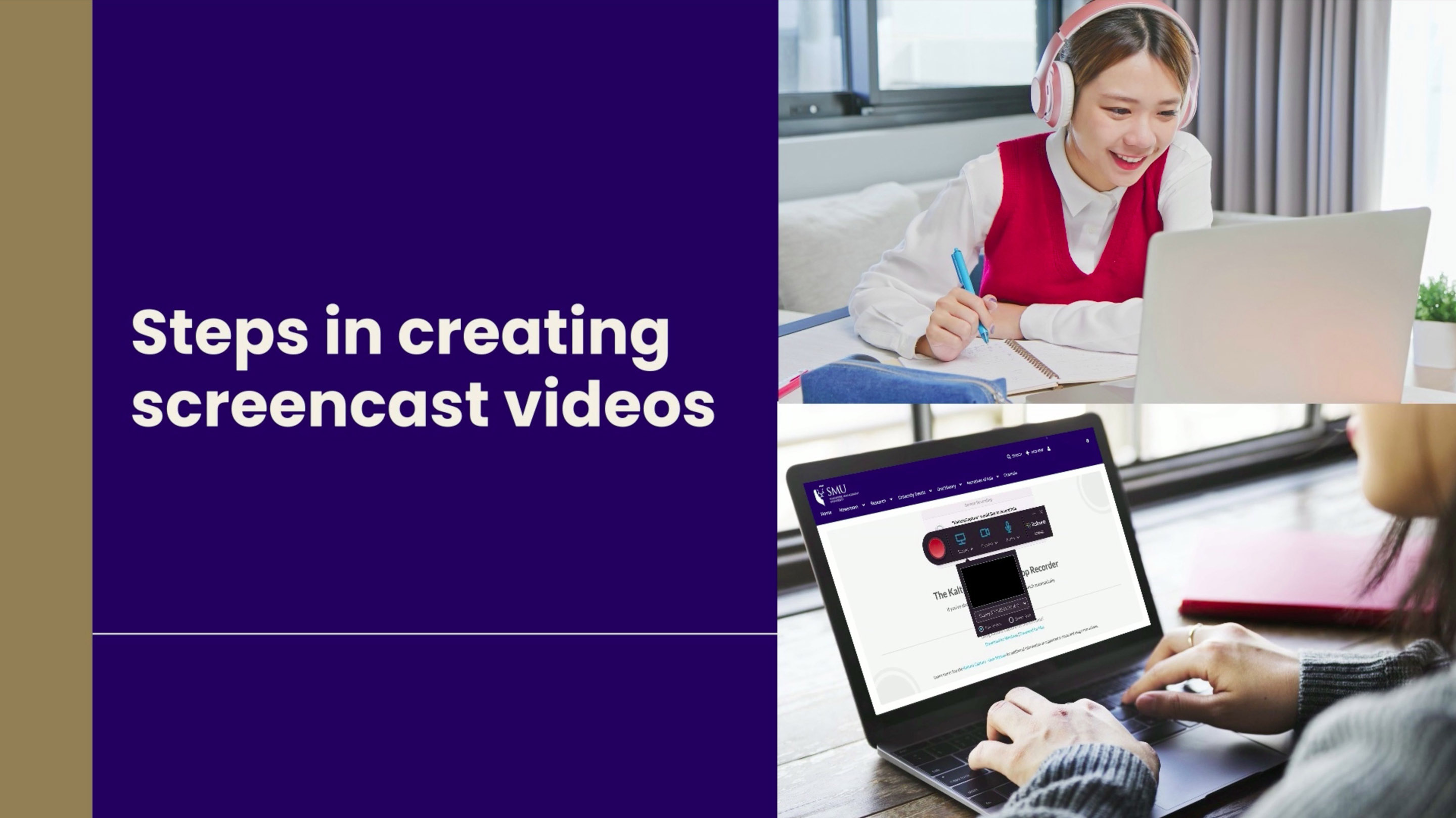 Recording Screencasts Using Kaltura Capture | Centre for Teaching Excellence